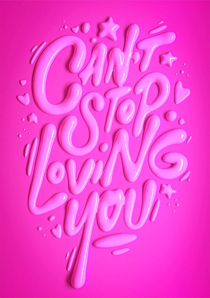 Amazing 3D Typographic Artworks by Jenue | Daily design inspiration for ...