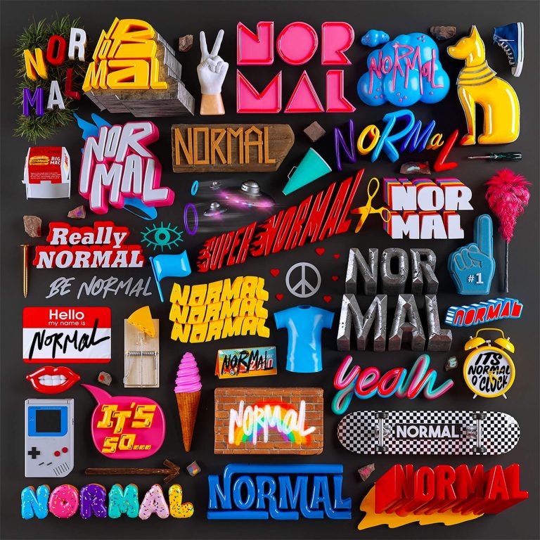 Amazing 3D Typographic Artworks by Jenue | Daily design inspiration for ...