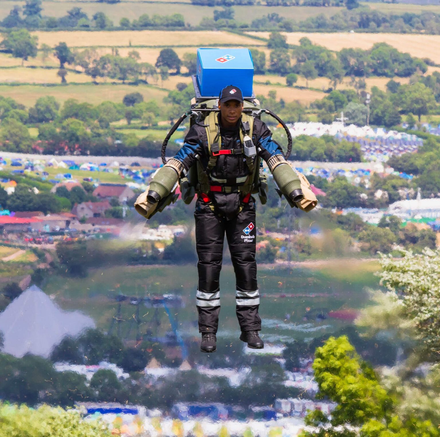 Behind the Scenes: Photographing the Viral Domino’s JetPack Pizza ...