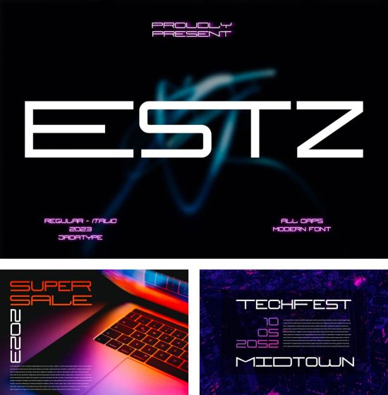 20 Best Futuristic Fonts for Your Cyberpunk Designs | Daily design ...