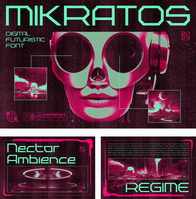 20 Best Futuristic Fonts for Your Cyberpunk Designs | Daily design ...