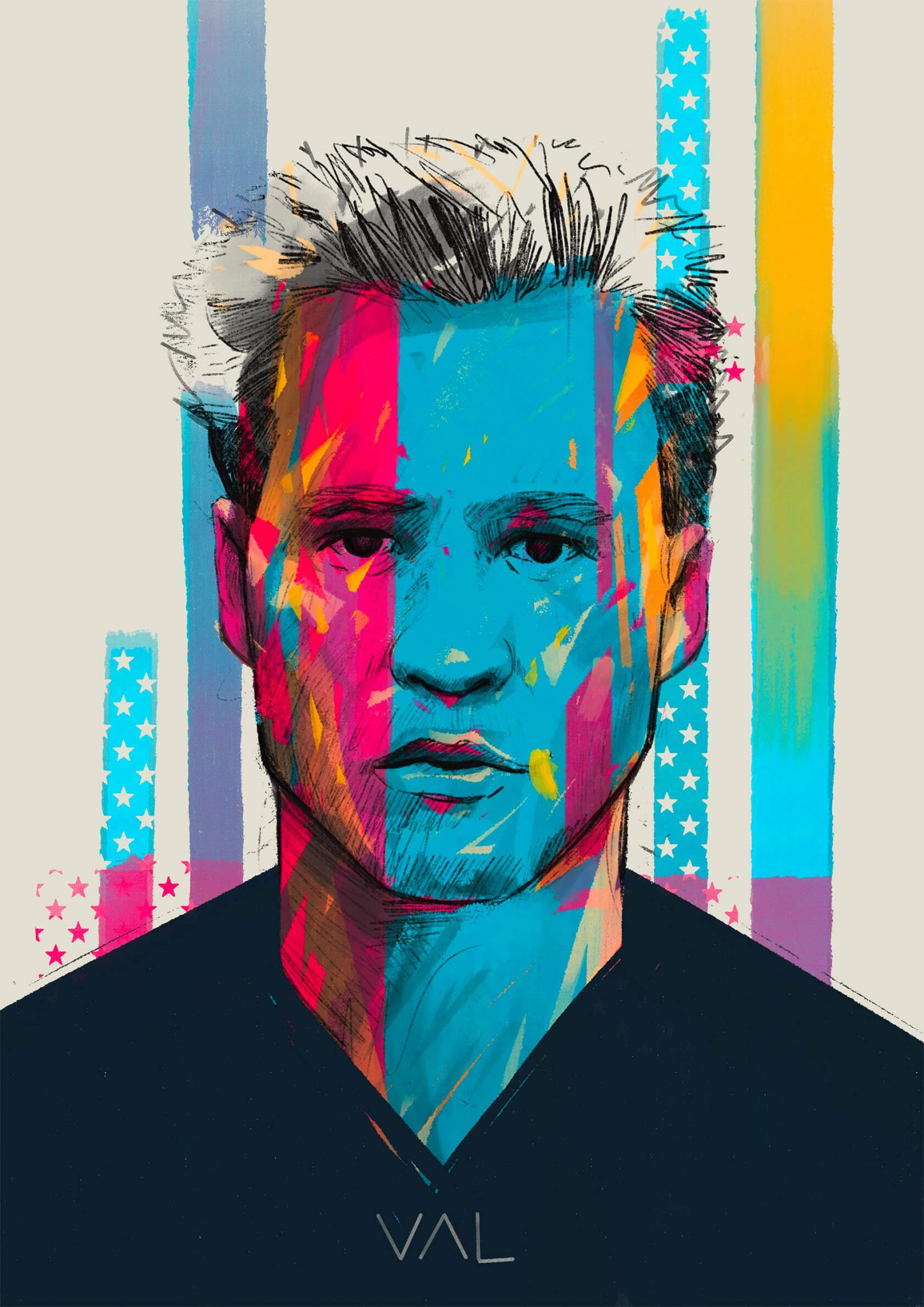 Grungy Portraits & Illustrations by Arunas Kacinskas | Daily design ...
