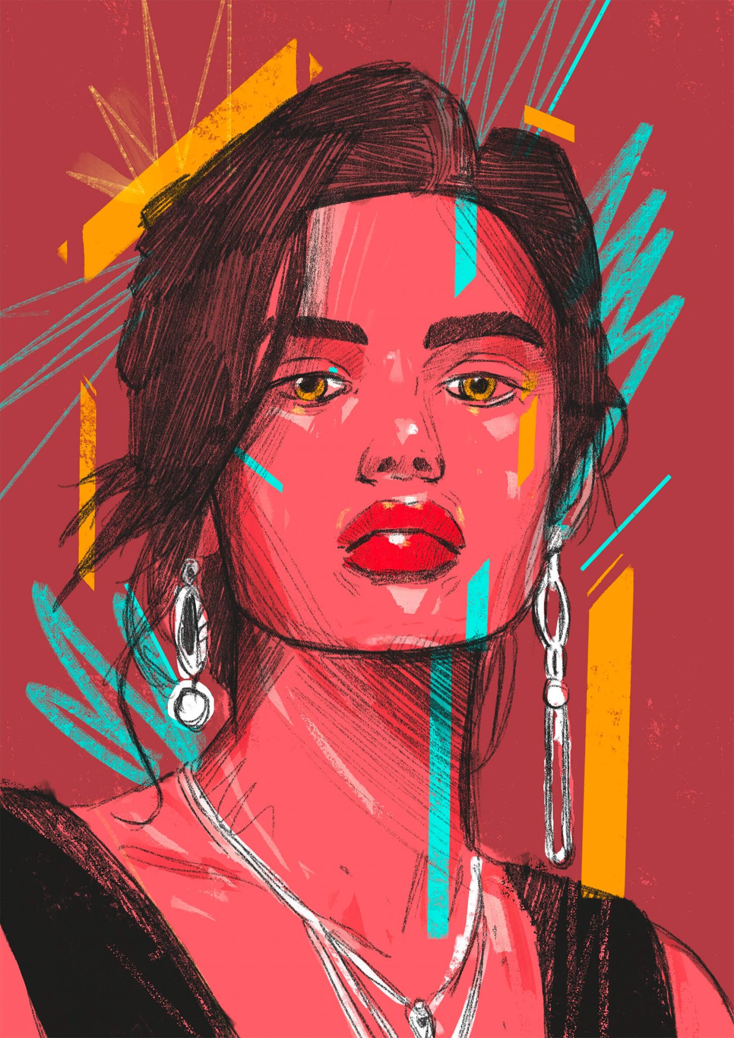 Grungy Portraits & Illustrations by Arunas Kacinskas | Daily design ...