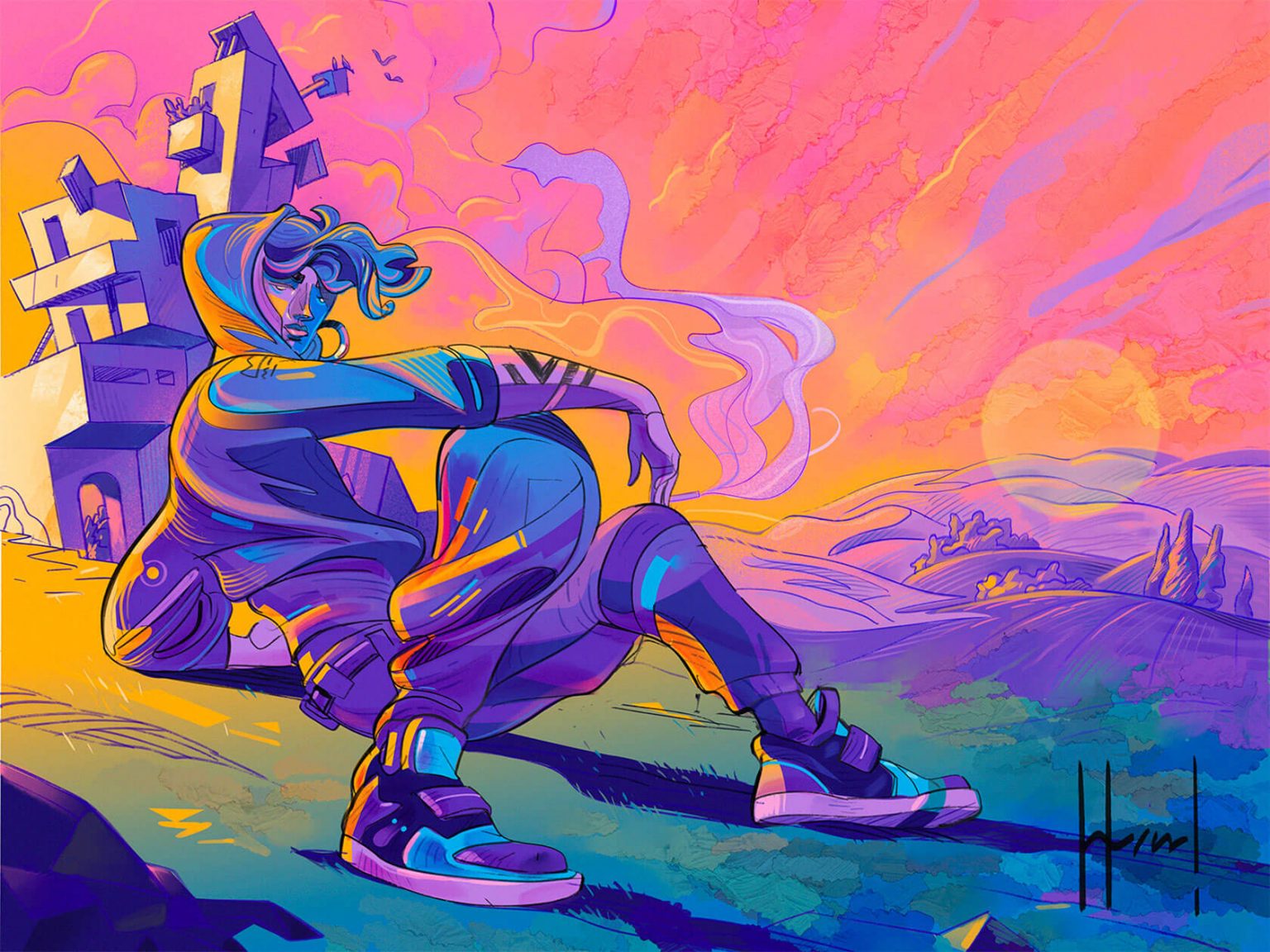 Dynamic Illustrations by Hurca | Daily design inspiration for creatives ...