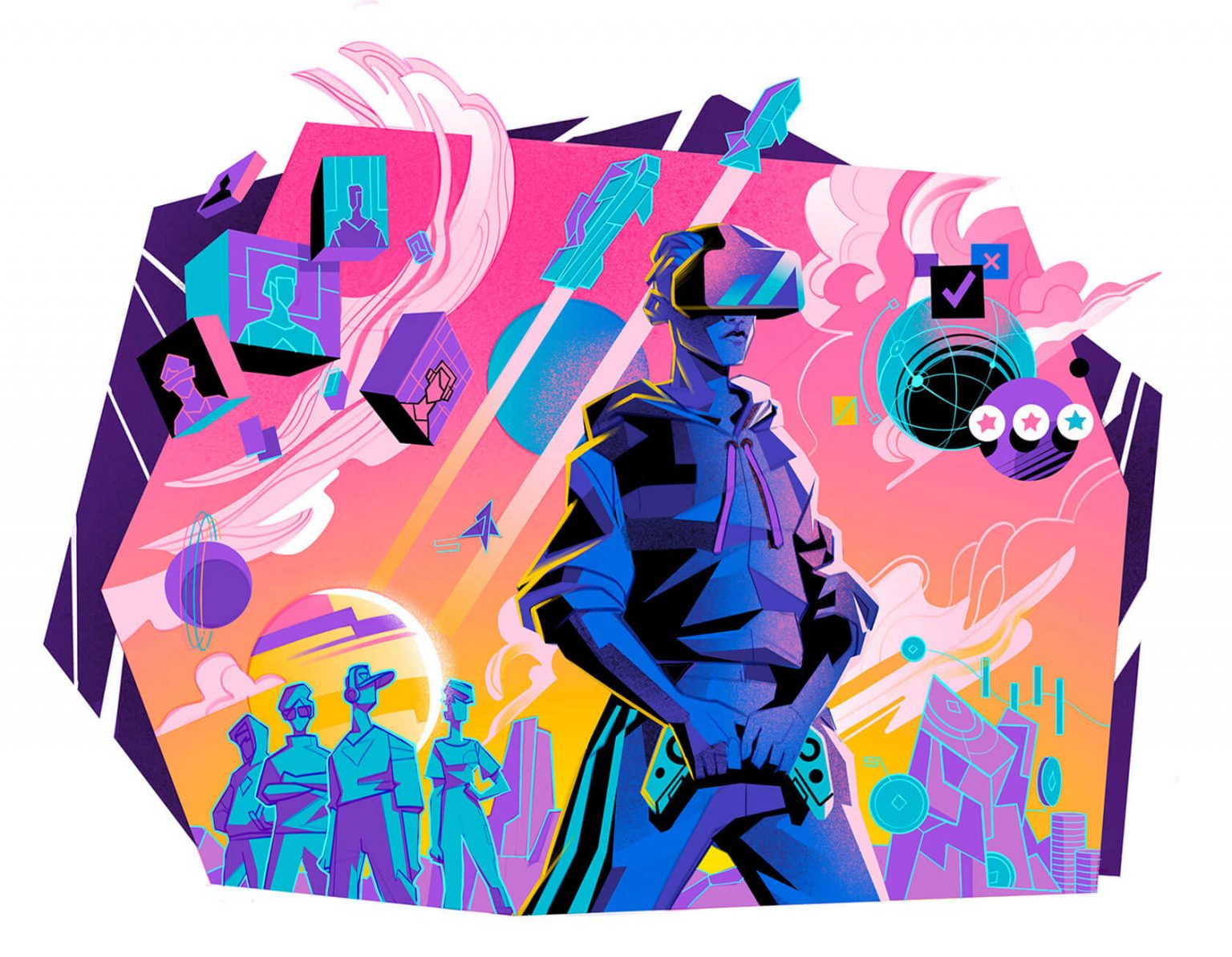 Dynamic Illustrations by Hurca | Daily design inspiration for creatives ...