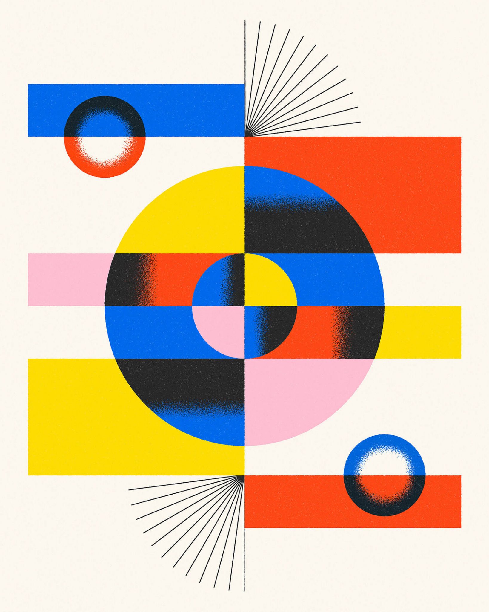 Shape Studies: Abstract Geometric Artworks by Ray Dak Lam | Daily ...