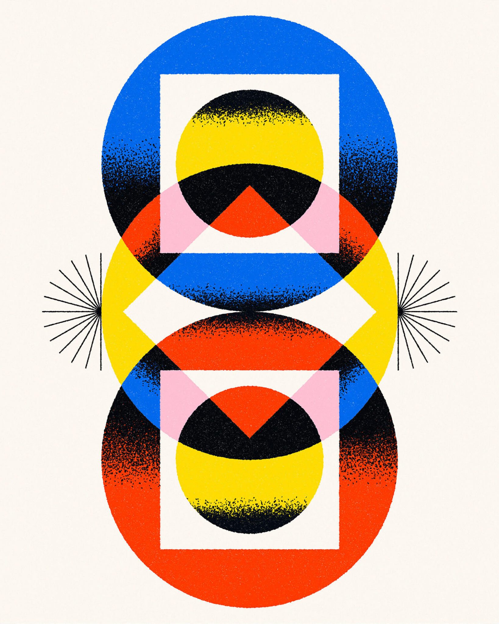 Shape Studies: Abstract Geometric Artworks by Ray Dak Lam | Daily ...