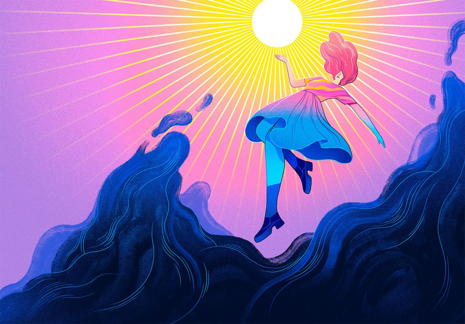 Dynamic Illustrations by Rune Fisker | Daily design inspiration for ...