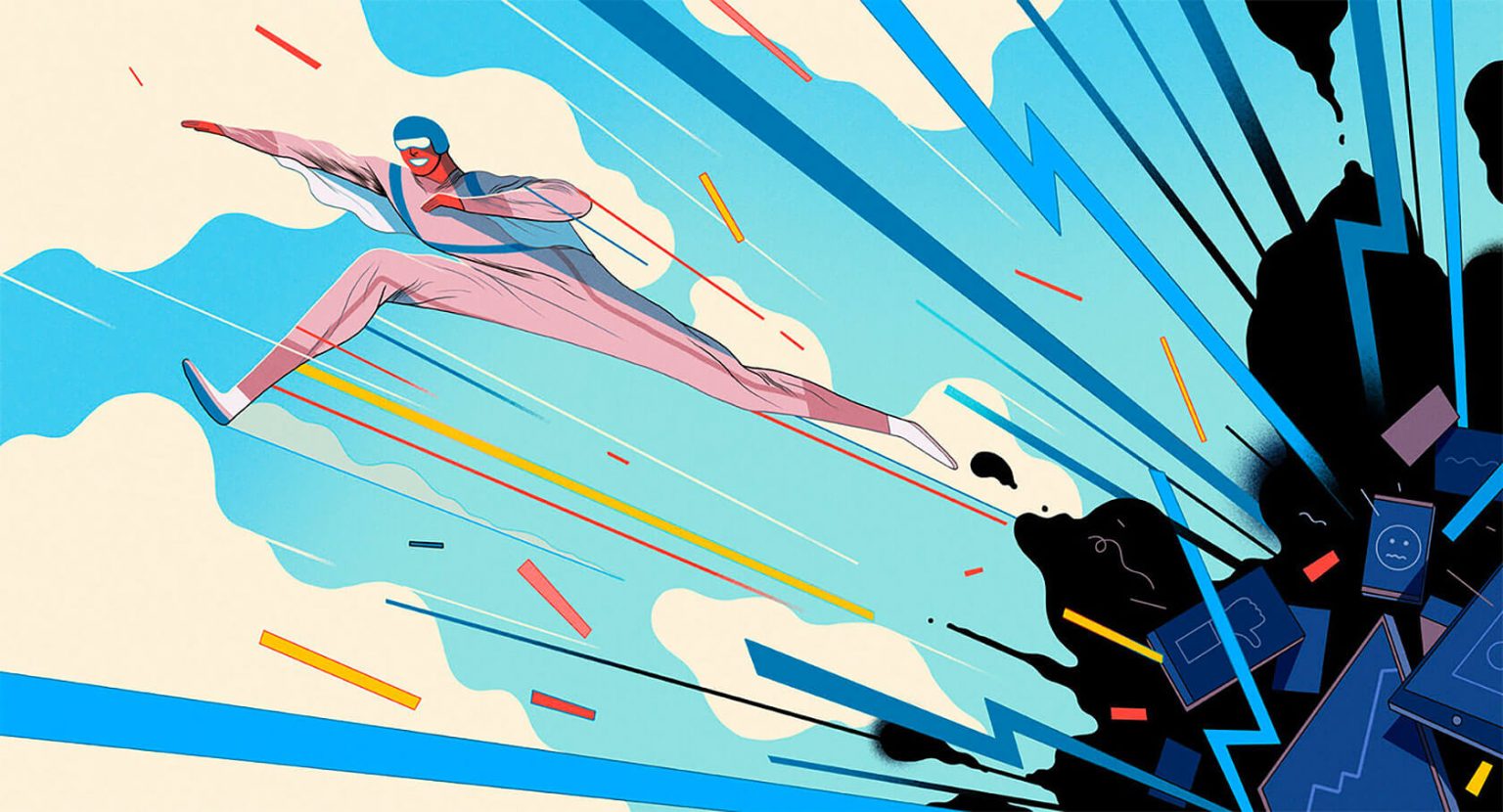 Dynamic Illustrations by Rune Fisker | Daily design inspiration for ...