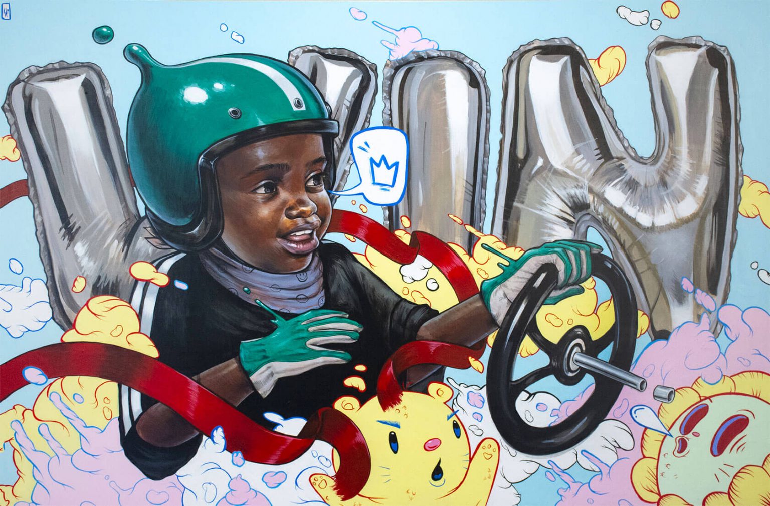 Playful Acrylic Paintings by Kayla Mahaffey | Daily design inspiration ...