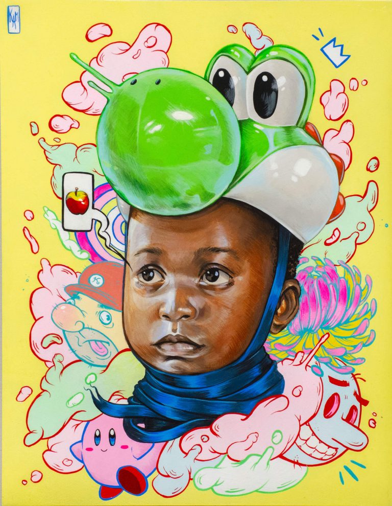 Playful Acrylic Paintings by Kayla Mahaffey | Daily design inspiration ...