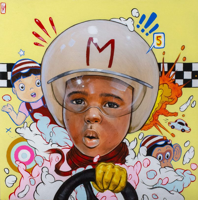 Playful Acrylic Paintings by Kayla Mahaffey | Daily design inspiration ...