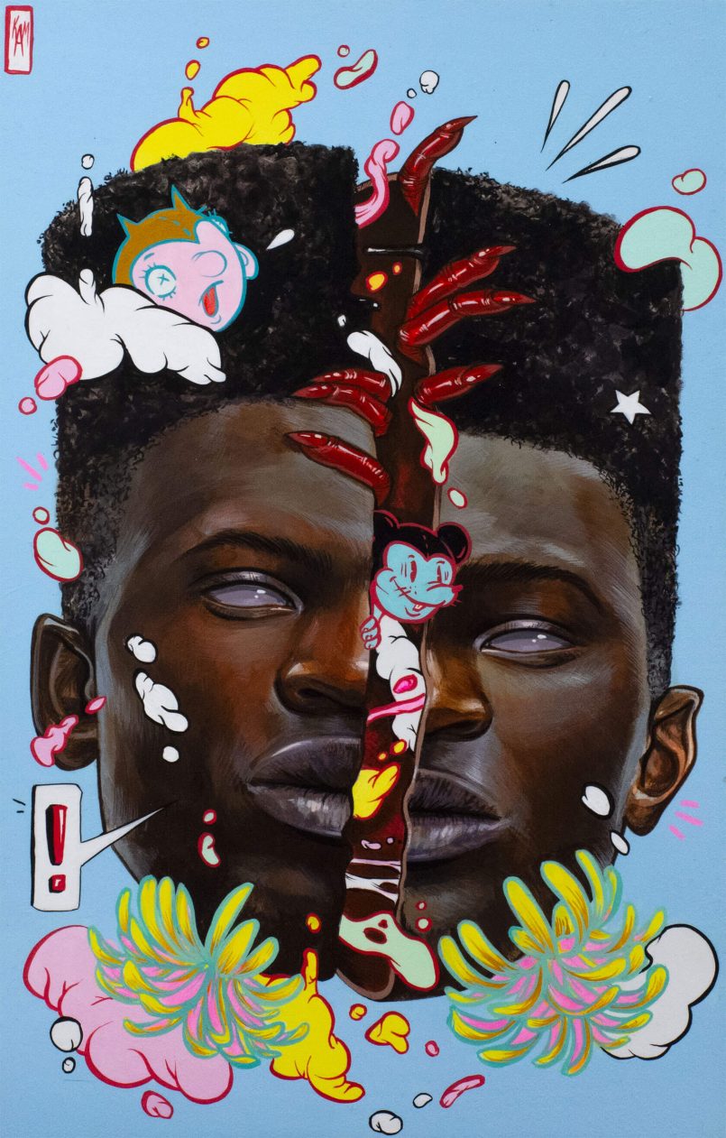 Playful Acrylic Paintings by Kayla Mahaffey | Daily design inspiration ...