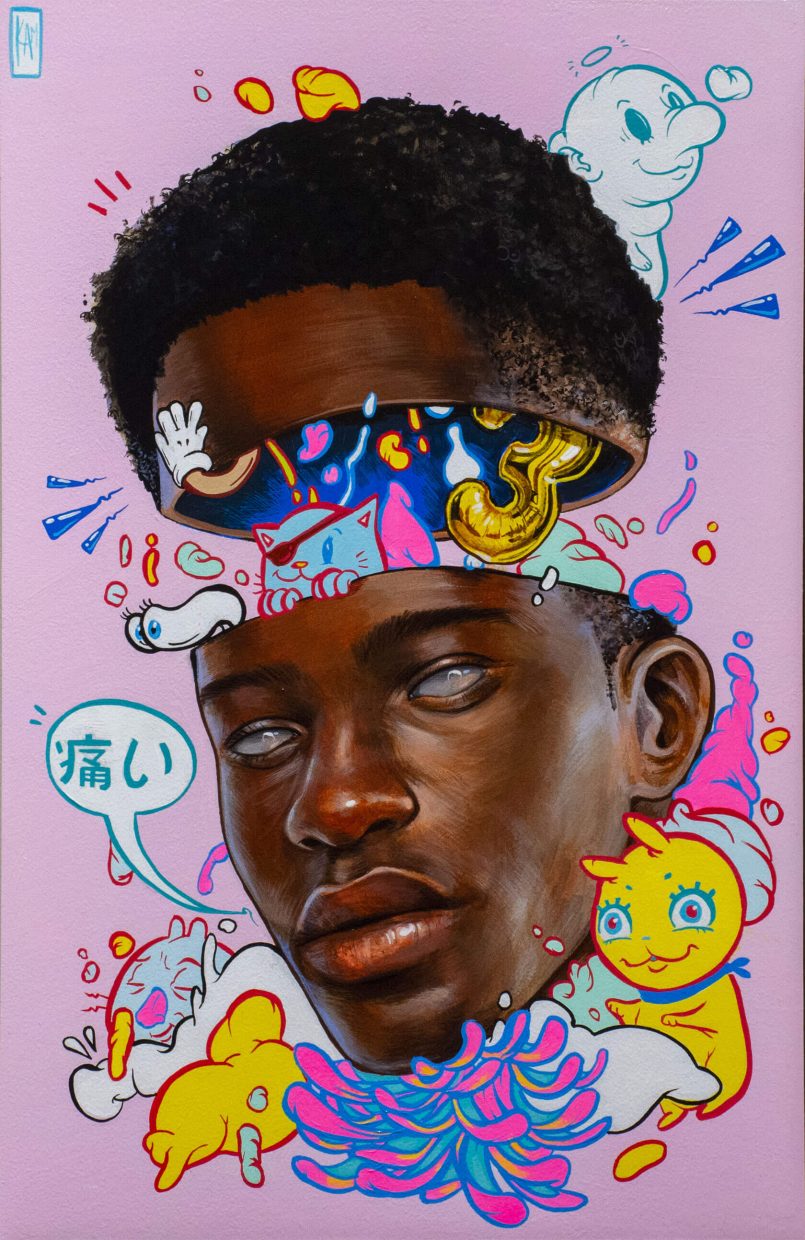 Playful Acrylic Paintings by Kayla Mahaffey | Daily design inspiration ...
