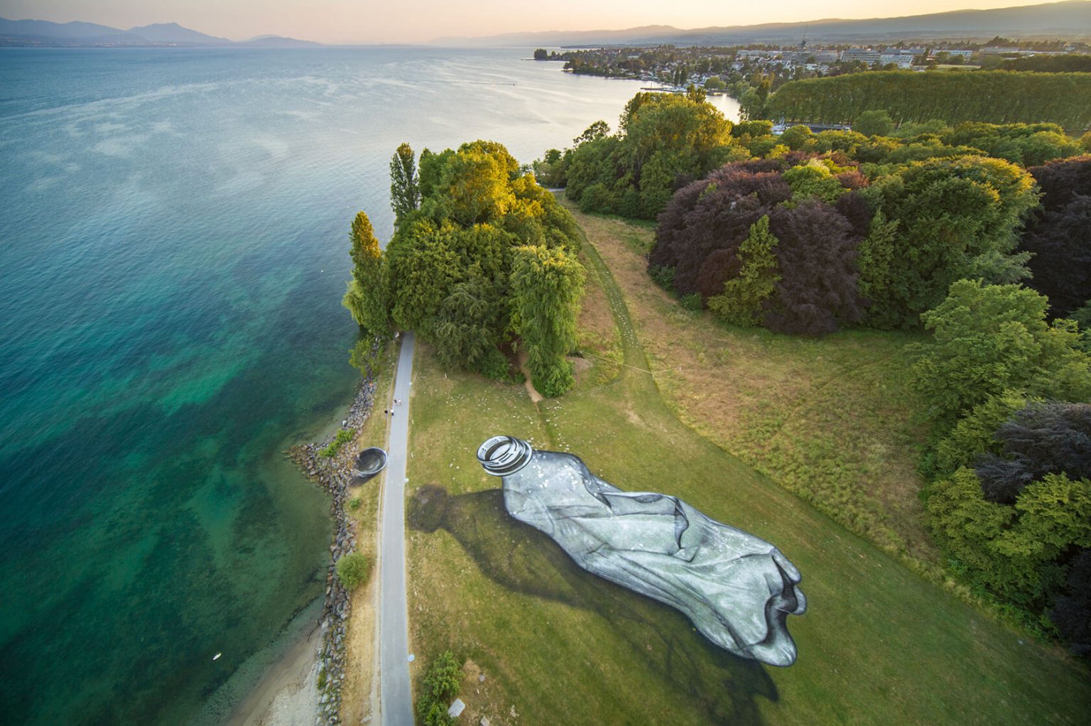 Large-Scale Paintings on Grass by Saype | Daily design inspiration for ...