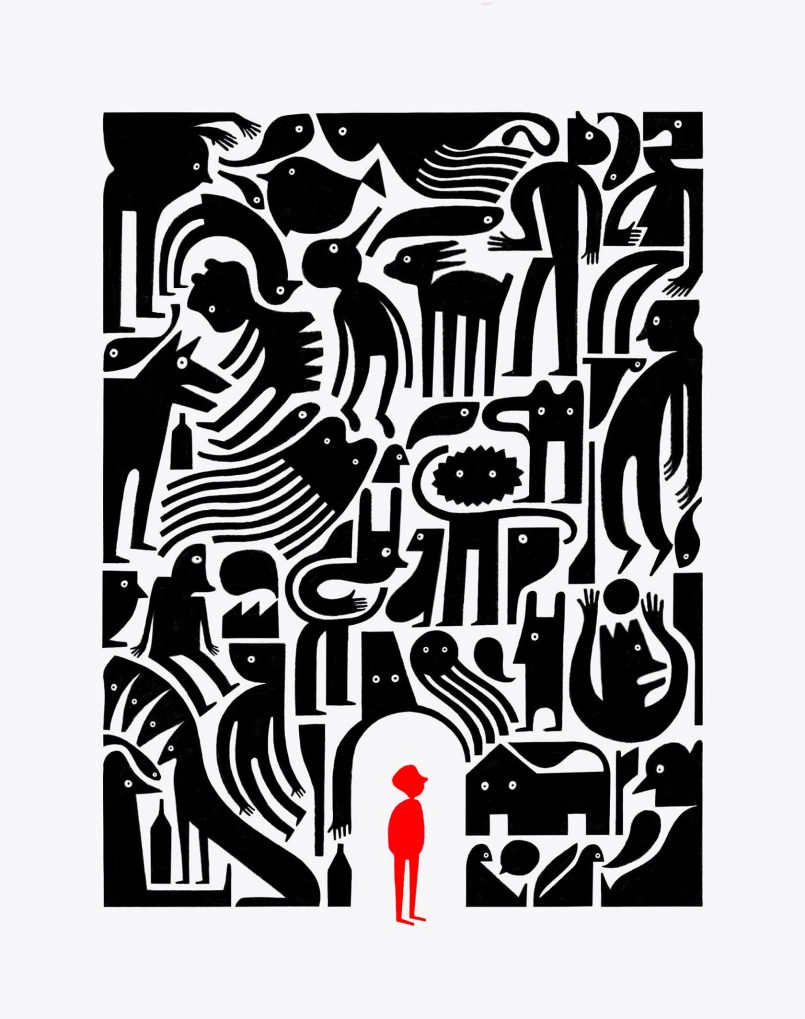 Minimalist Editorial Illustrations by Pierre Buttin | Daily design ...