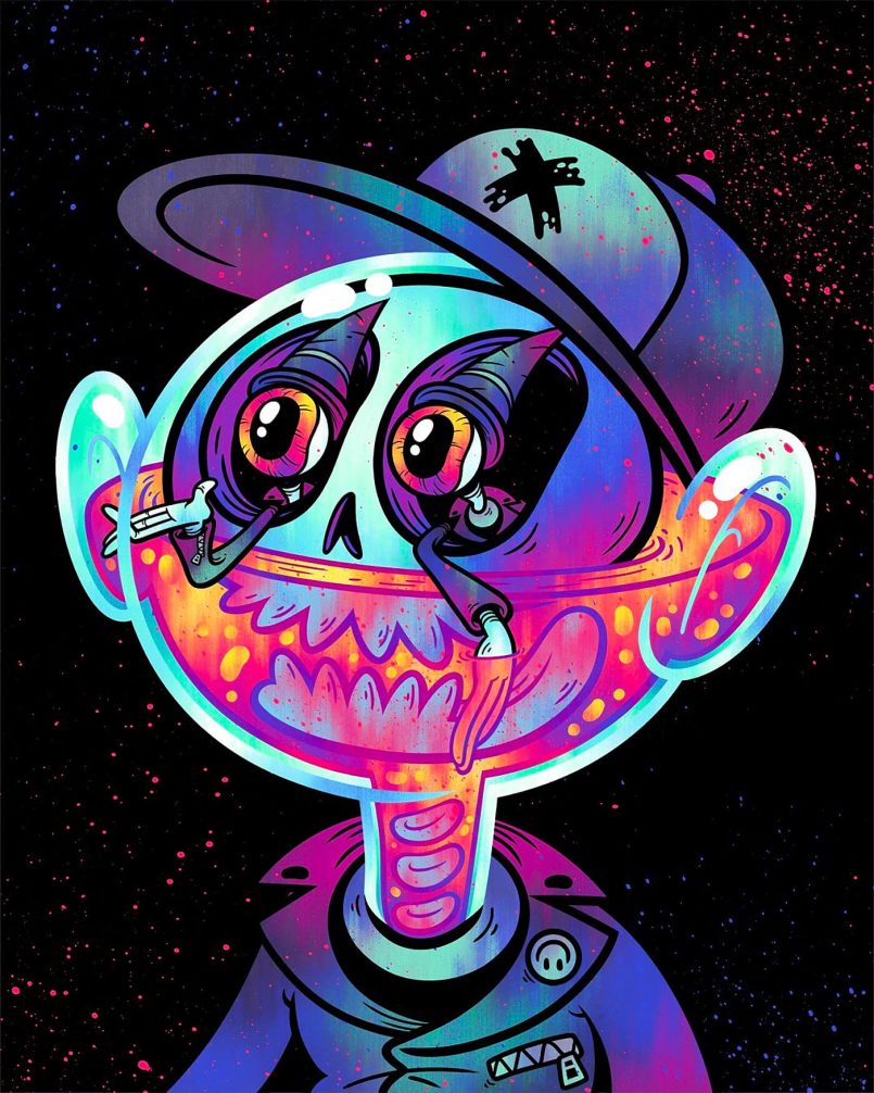 Exploring the Psychedelic Artistry of Sean Keeton | Daily design ...