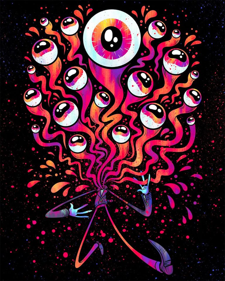 Exploring the Psychedelic Artistry of Sean Keeton | Daily design ...