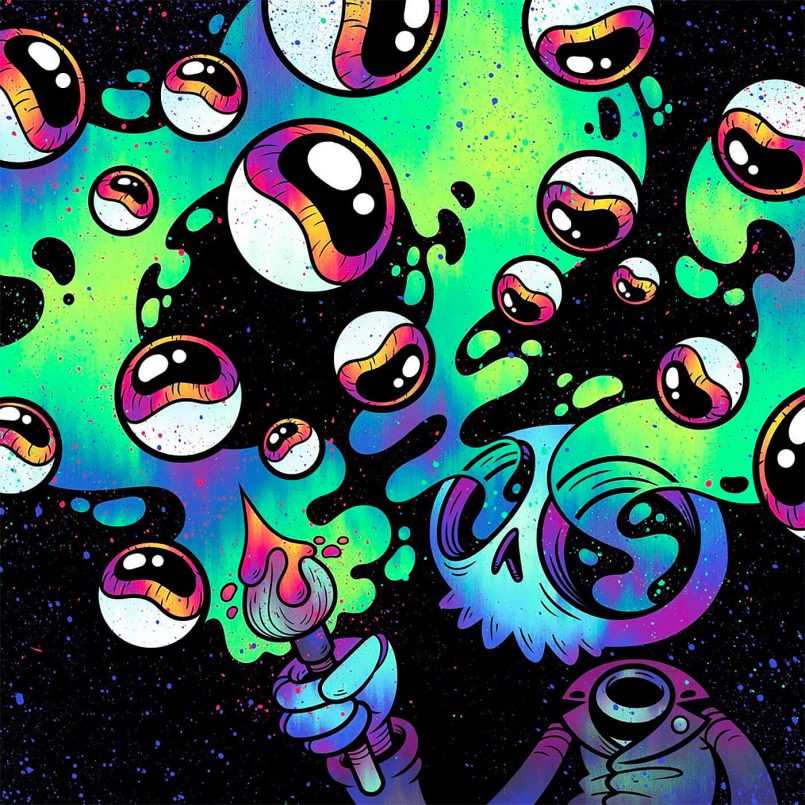 Exploring the Psychedelic Artistry of Sean Keeton | Daily design ...