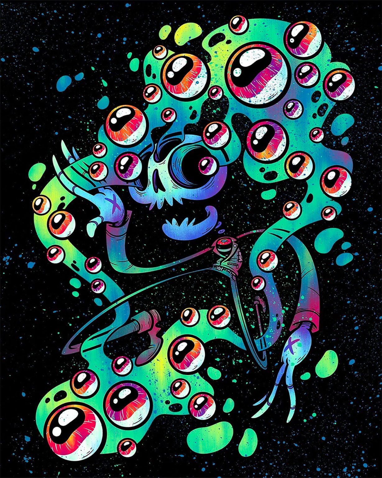 Exploring the Psychedelic Artistry of Sean Keeton | Daily design ...