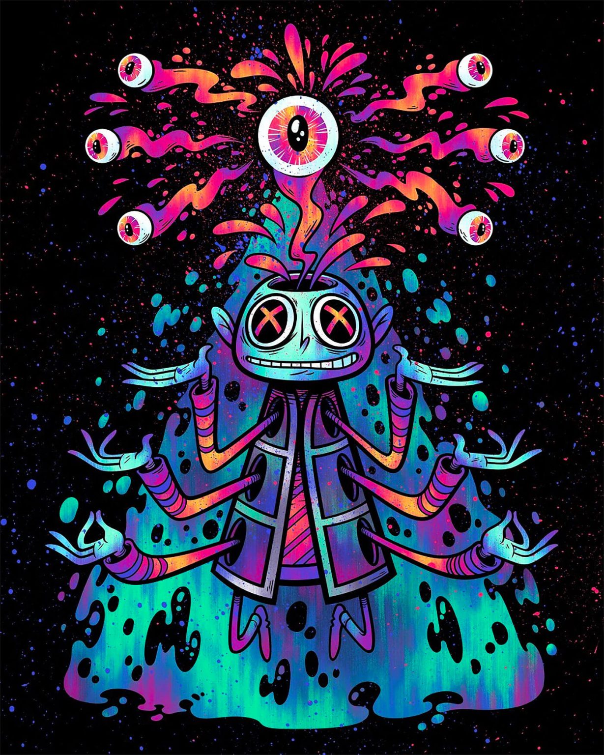 Exploring the Psychedelic Artistry of Sean Keeton | Daily design ...