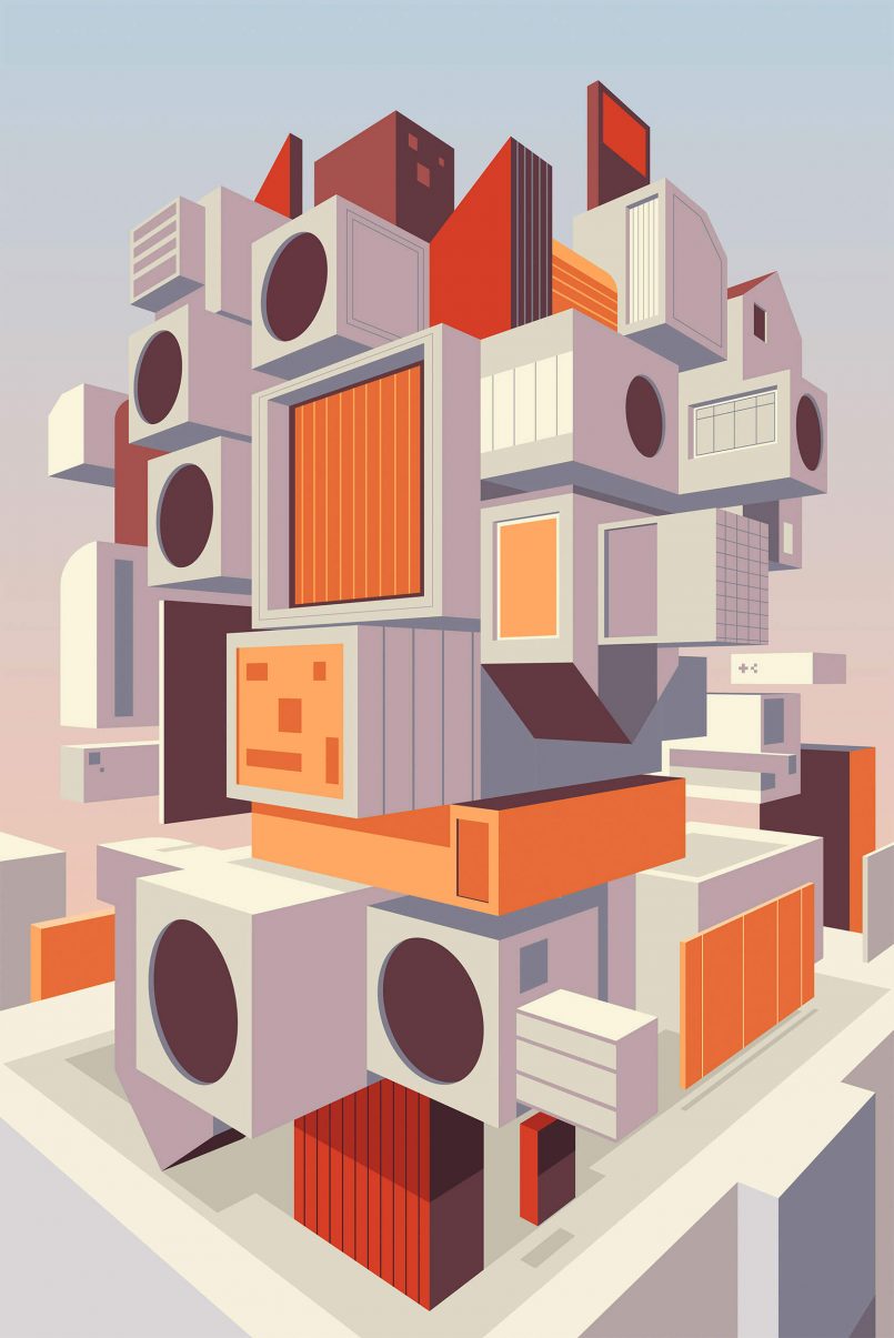 Impossible Architecture: Illustrations by Tommy Chandra | Daily design ...