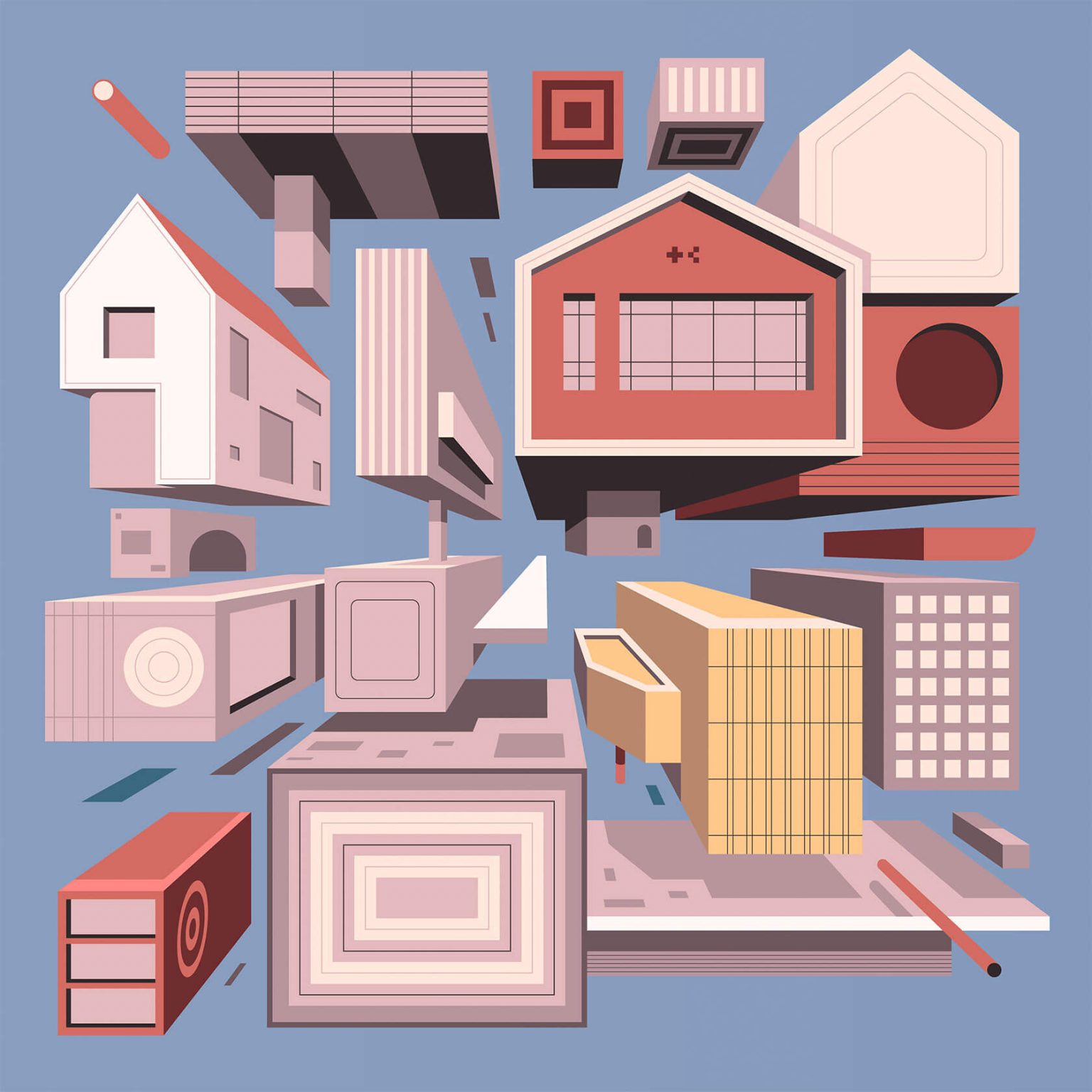 Impossible Architecture: Illustrations by Tommy Chandra | Daily design ...