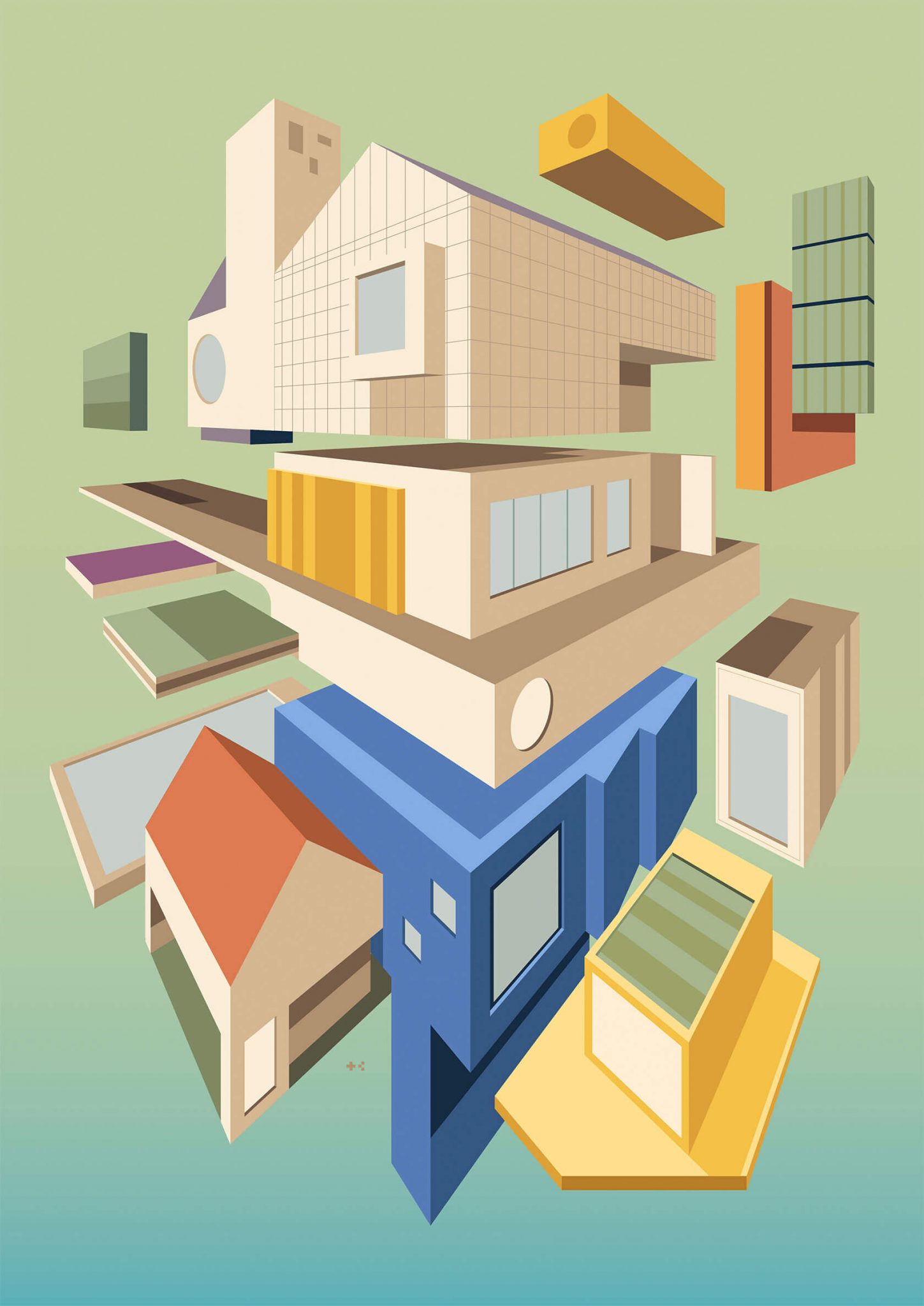 Impossible Architecture: Illustrations by Tommy Chandra | Daily design ...