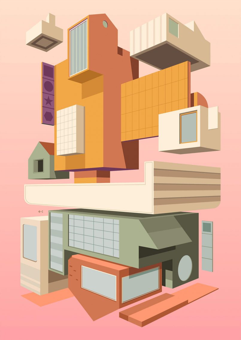 Impossible Architecture: Illustrations by Tommy Chandra | Daily design ...