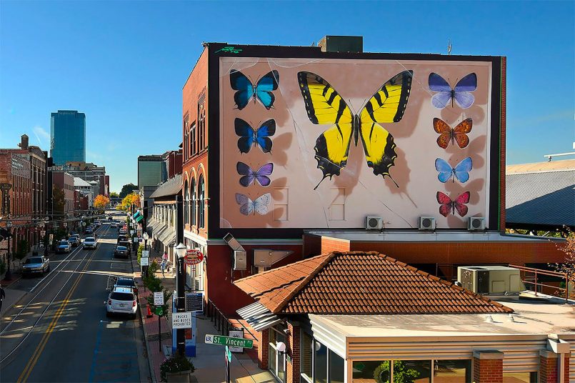 Expansive Butterfly Murals by Mantra | Daily design inspiration for ...