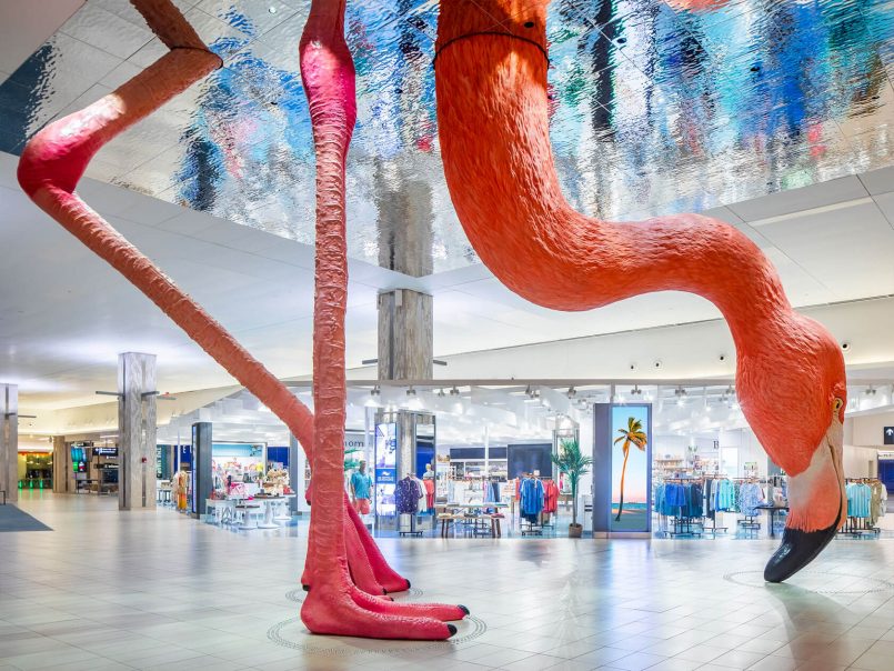 Home: Spectacular Flamingo Installation by Matthew Mazzotta | Daily ...