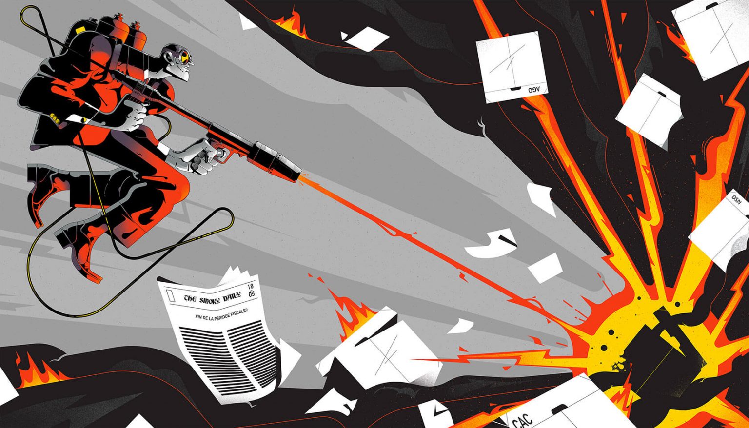 Illustrations by Gilles Warmoes | Daily design inspiration for creatives | Inspiration Grid