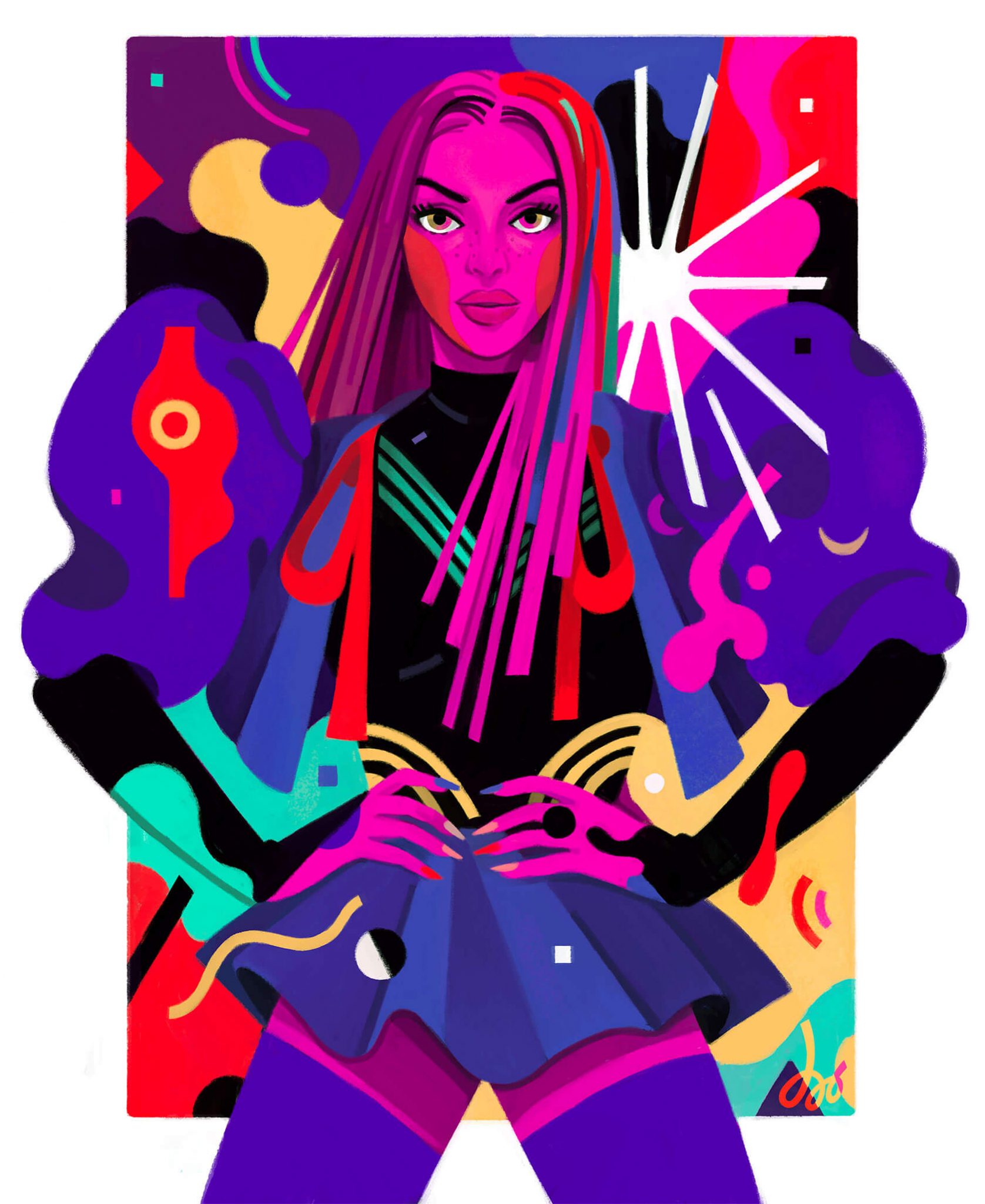 Bold & Colorful Illustrations by Helder Oliveira | Daily design ...