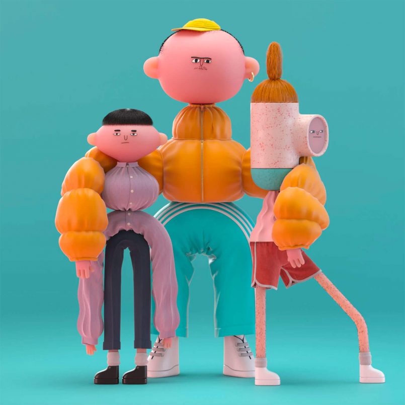 Fun 3D Characters & Motion Design by Laurie Rowan | Daily design ...