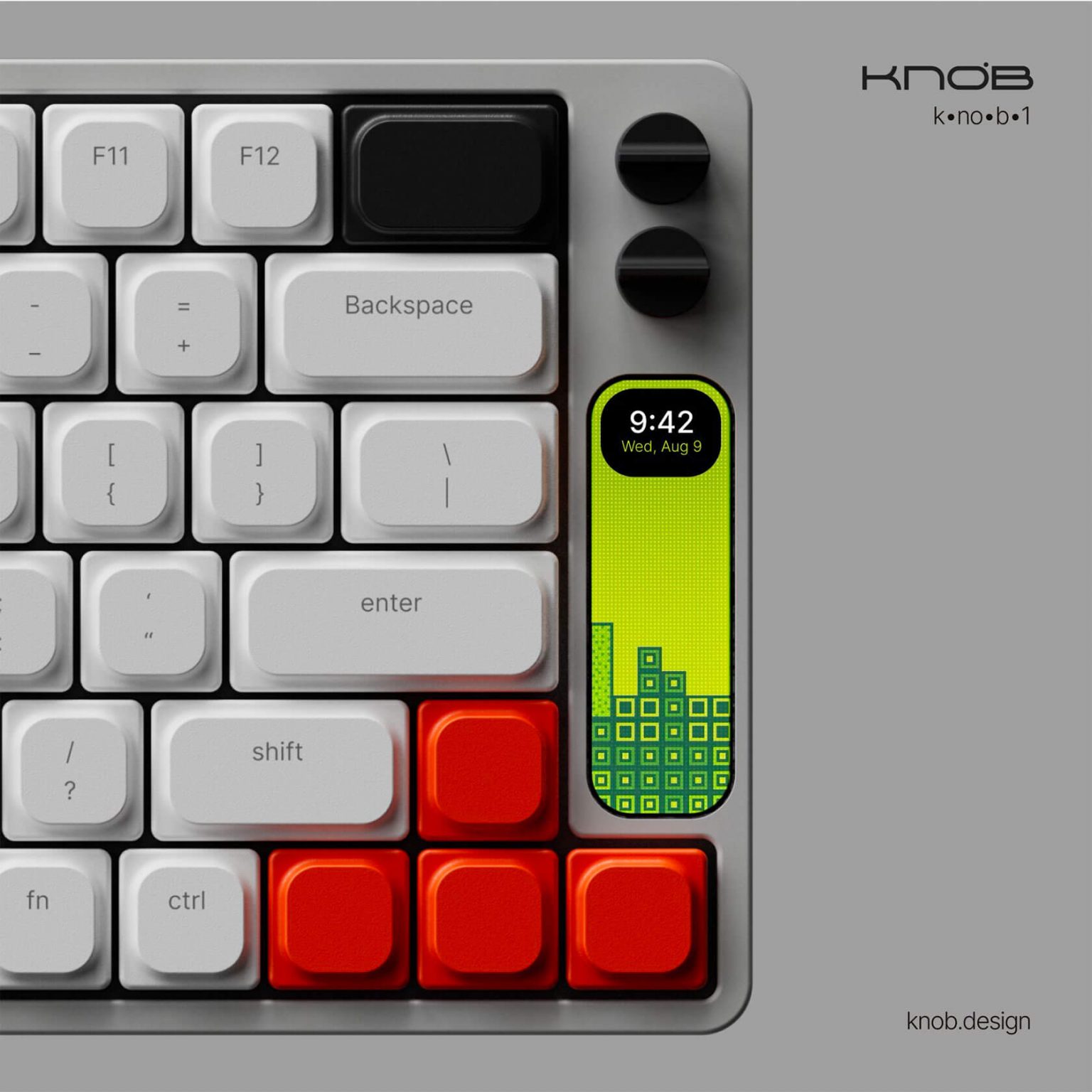The Knob 1 Low-Profile Keyboard by Ben Fryc | Daily design inspiration ...
