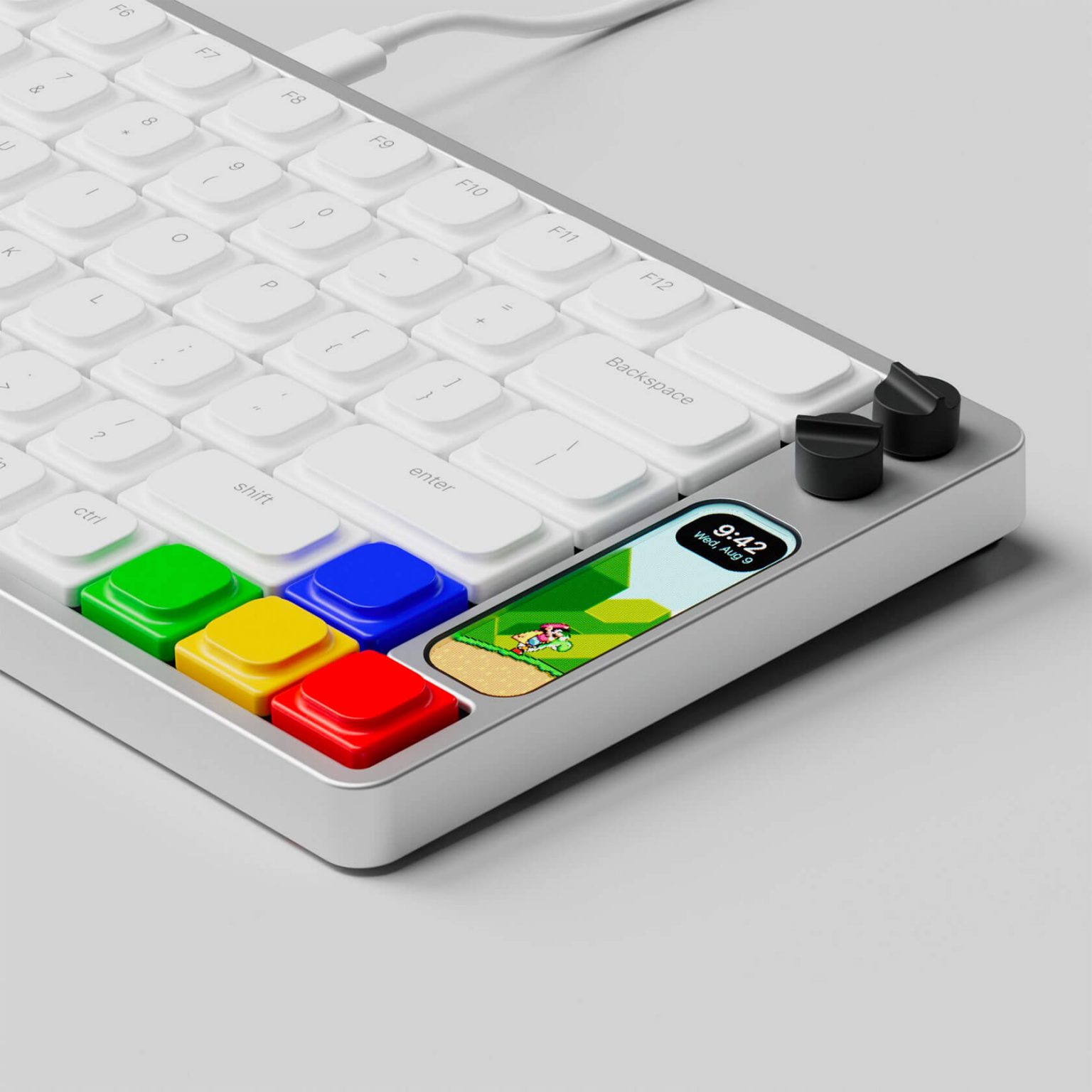 The Knob 1 Low-Profile Keyboard by Ben Fryc | Daily design inspiration ...
