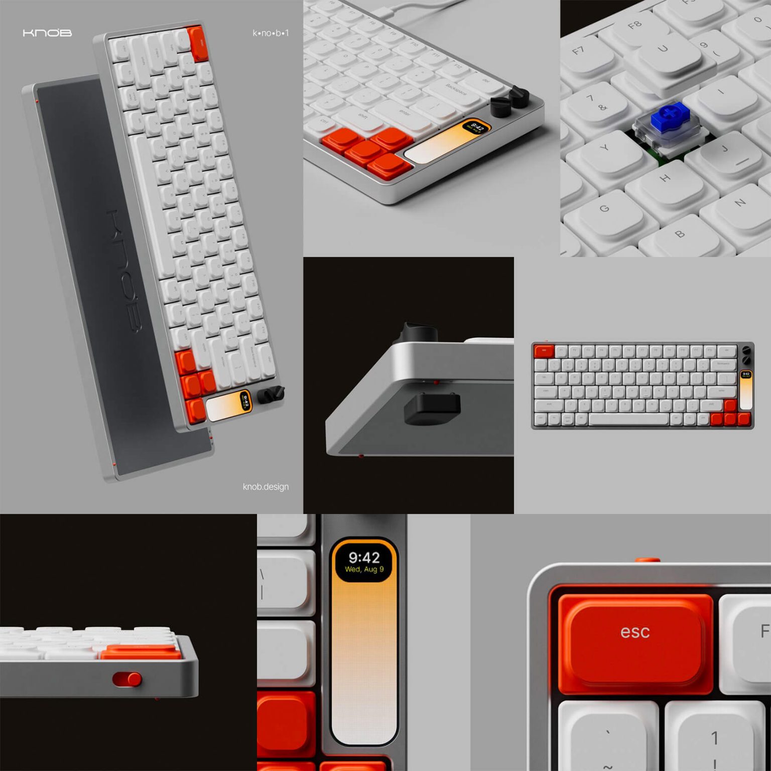 The Knob 1 Low-Profile Keyboard by Ben Fryc | Daily design inspiration ...