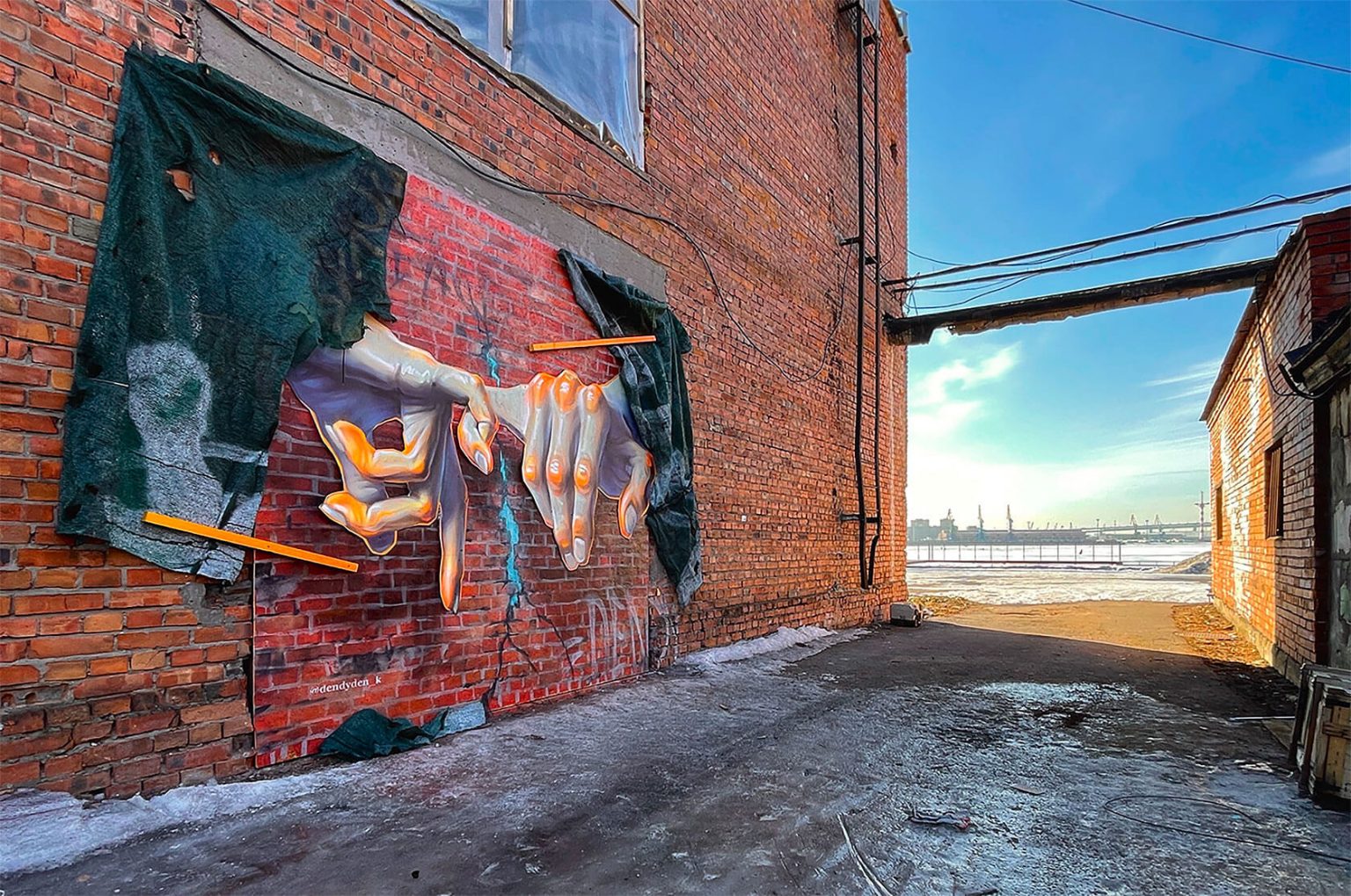 Three-Dimensional Street Art by Denis Dendy | Daily design inspiration ...