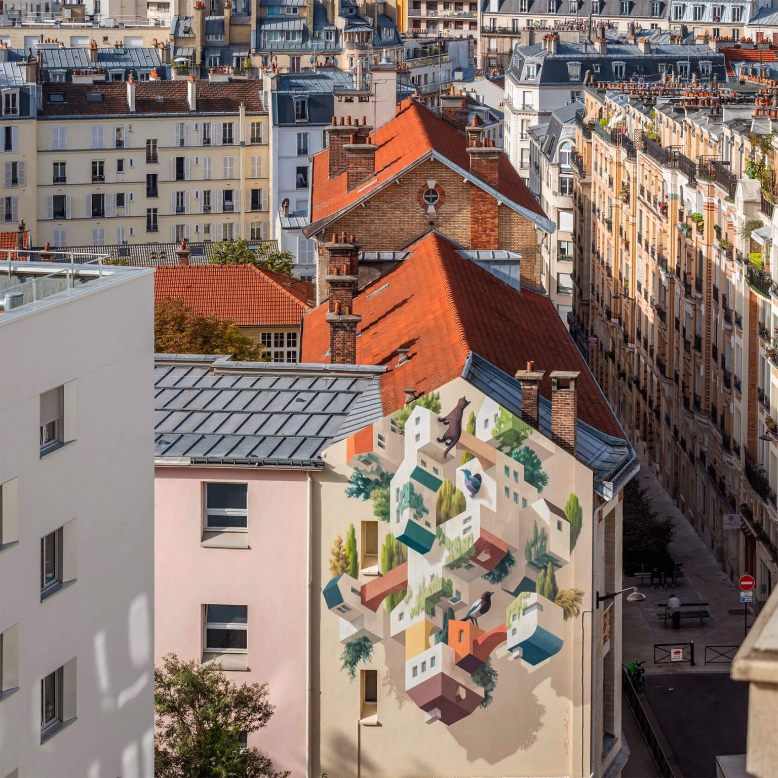 Perspective-Bending Murals by Cinta Vidal | Daily design inspiration ...