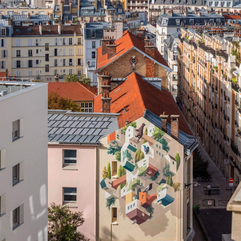 Perspective-Bending Murals by Cinta Vidal | Daily design inspiration ...