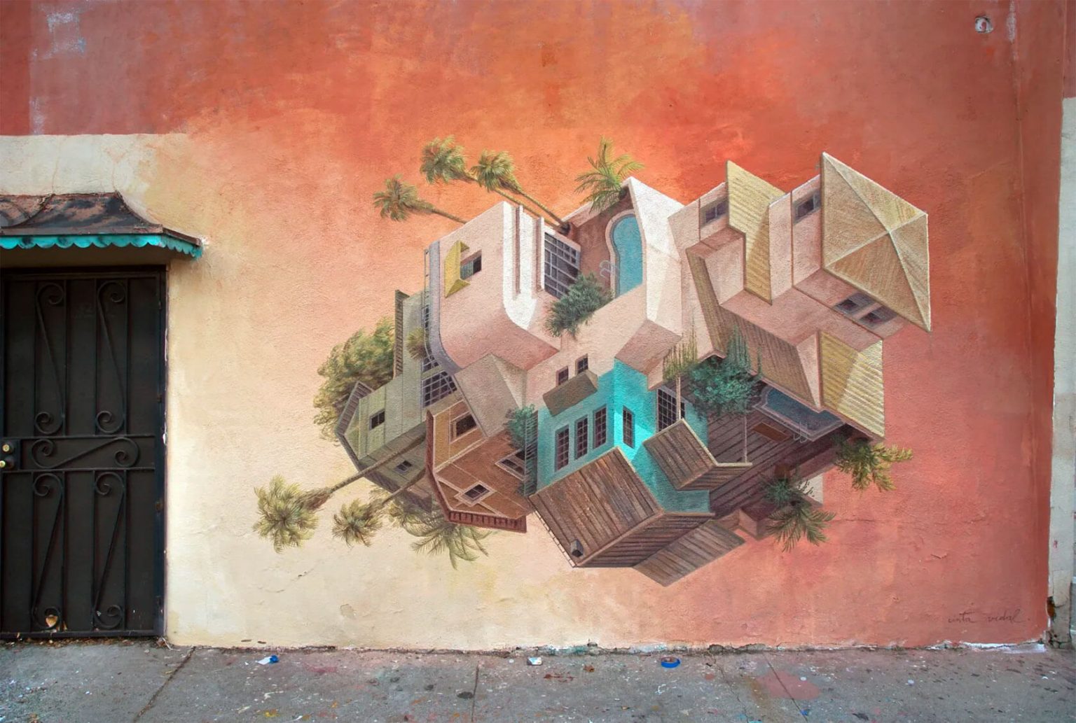 Perspective-Bending Murals by Cinta Vidal | Daily design inspiration ...