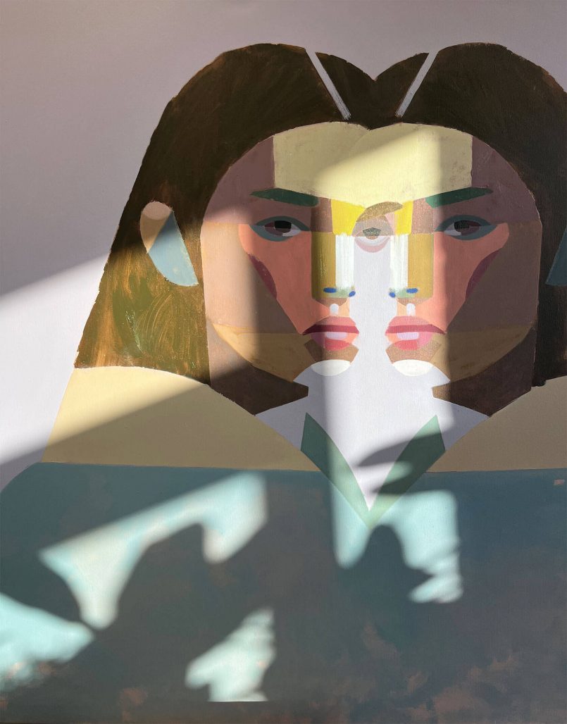 Portraits of Him and Her: Paintings by Kat Kristof | Daily design ...