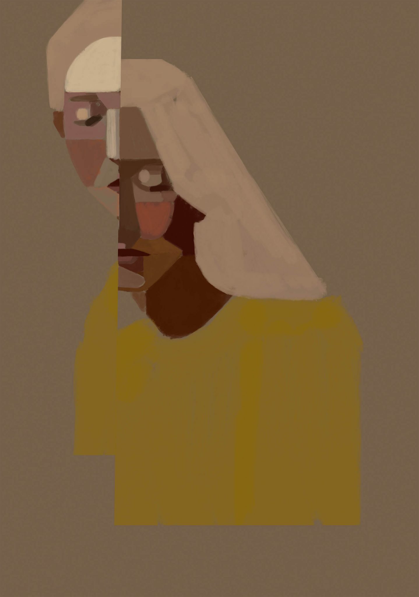 Portraits of Him and Her: Paintings by Kat Kristof | Daily design ...