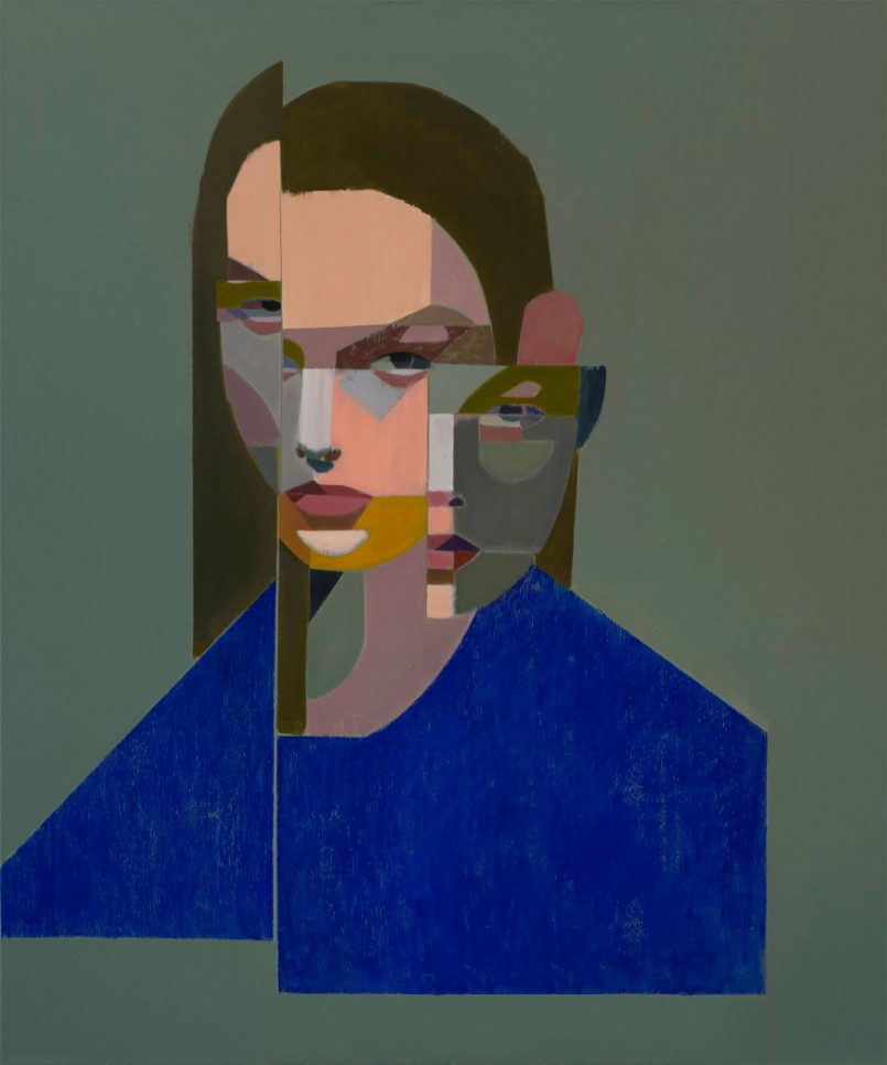 Portraits of Him and Her: Paintings by Kat Kristof | Daily design ...