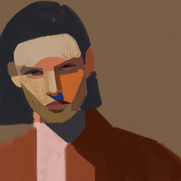 Portraits of Him and Her: Paintings by Kat Kristof | Daily design ...