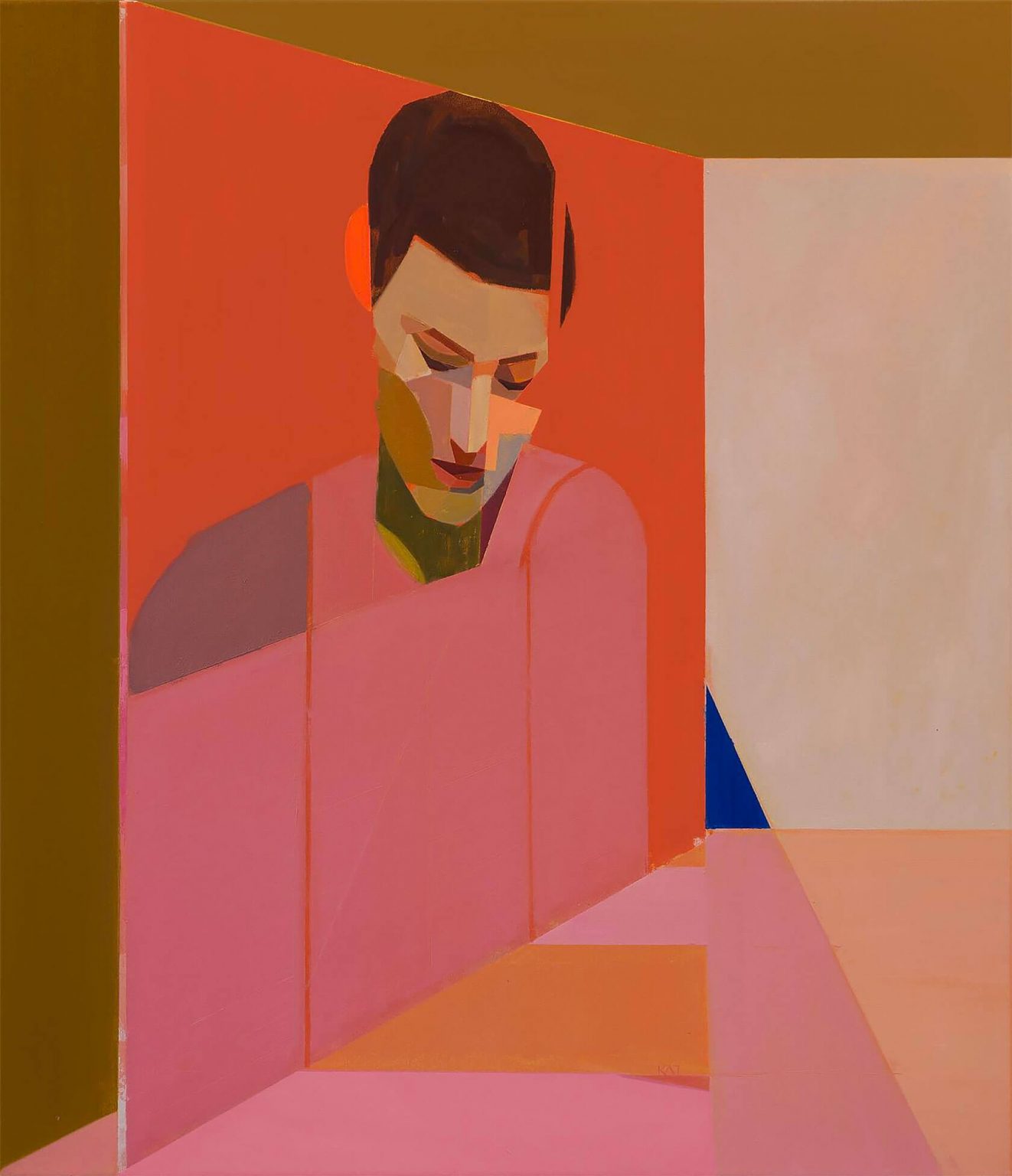 Portraits of Him and Her: Paintings by Kat Kristof | Daily design ...