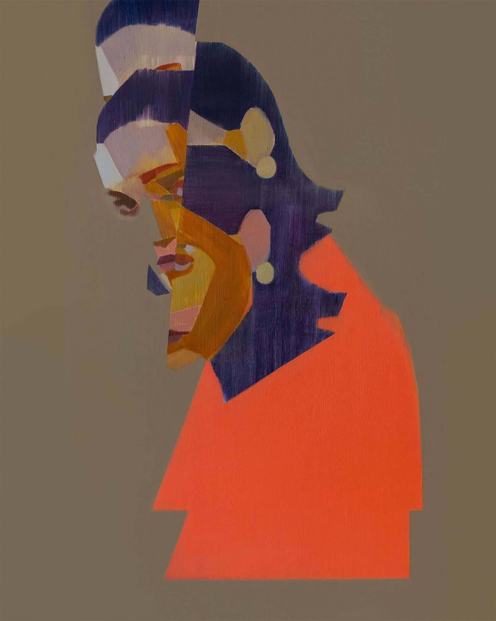 Portraits of Him and Her: Paintings by Kat Kristof | Daily design ...