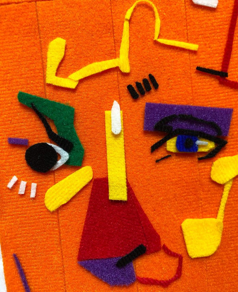 Velcro on Canvas: Amazing Portraits by Sangyoon Jeong | Daily design ...