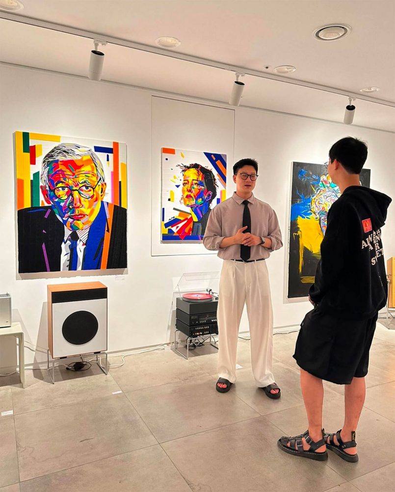 Velcro on Canvas: Amazing Portraits by Sangyoon Jeong | Daily design ...