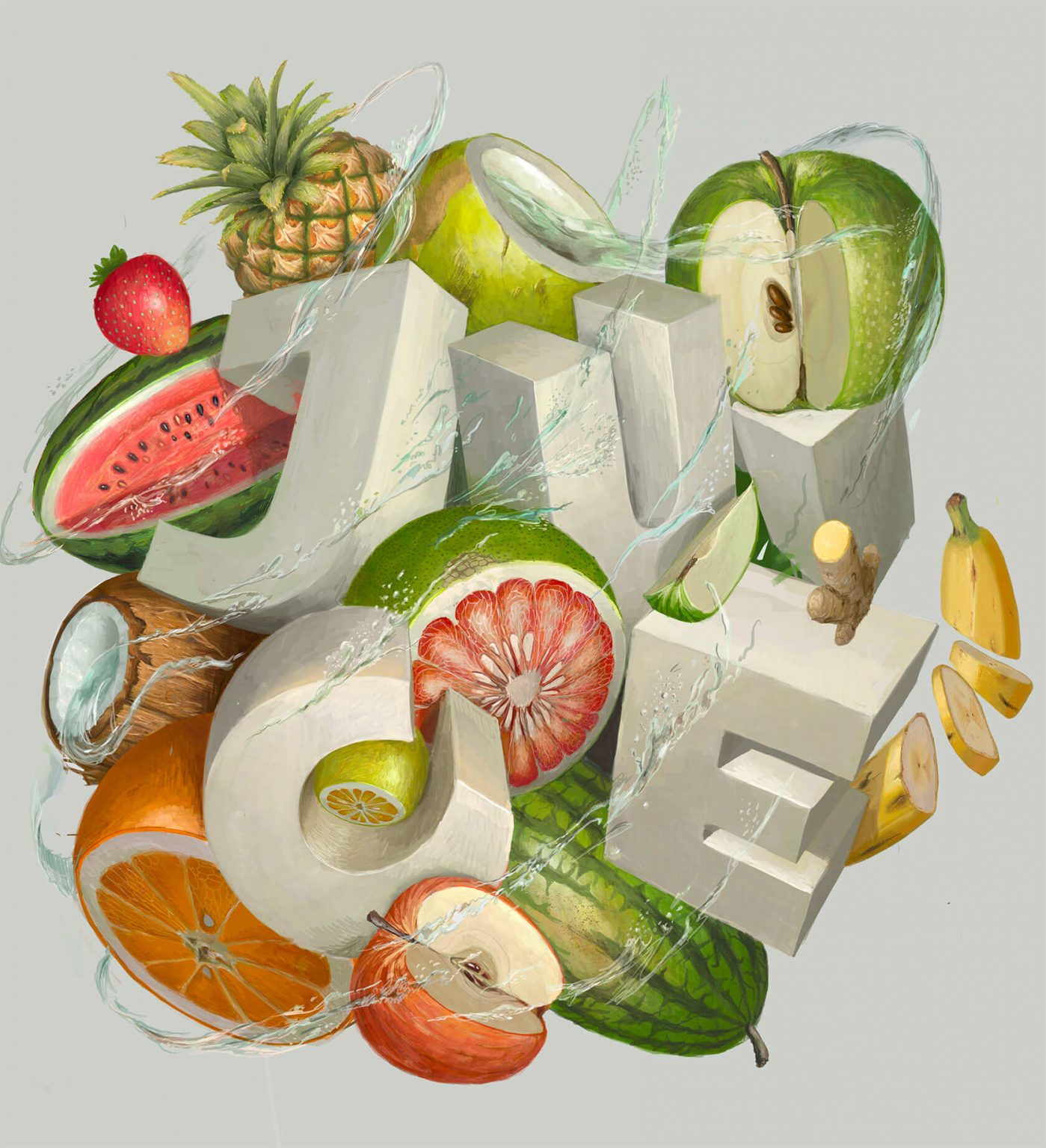 Three-Dimensional Lettering Artworks by Biksence Nguyen | Daily design ...